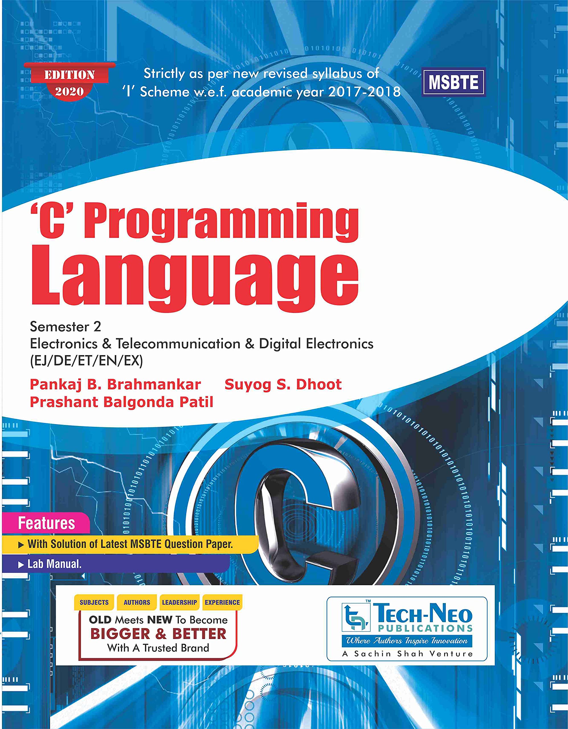 C Programming Language For MSBTE Diploma Sem 2 Electronics On ...