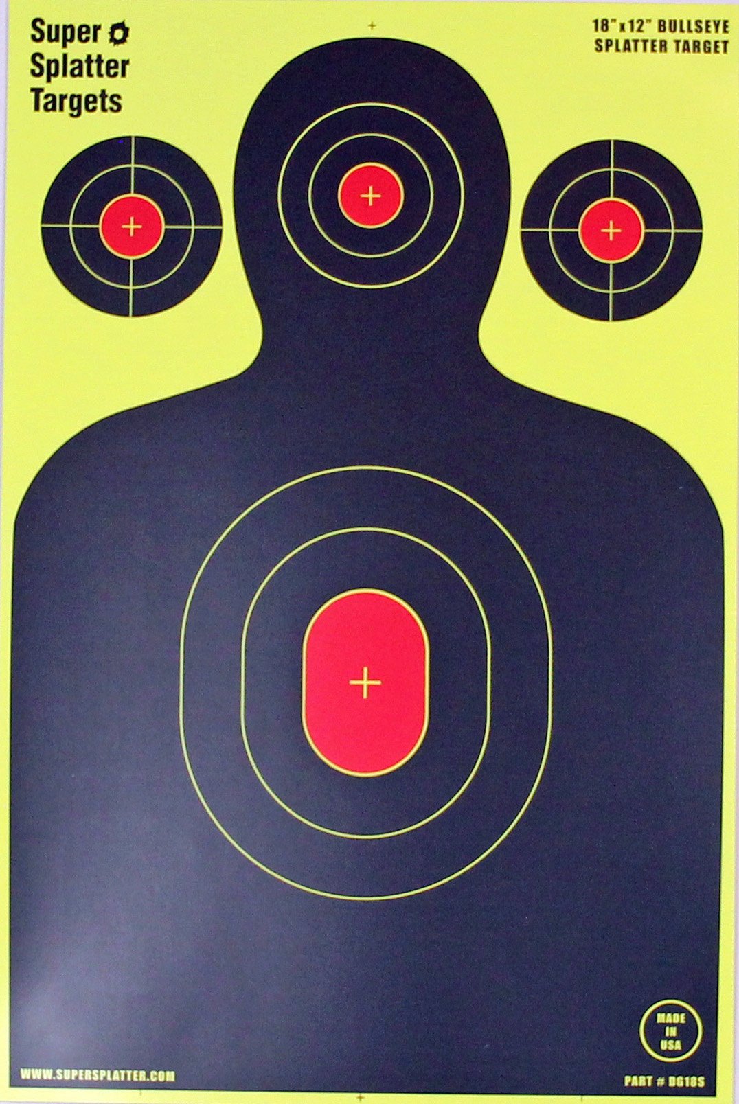 25 Pack 12" X 18" Reactive Splatter Gun Rifle Pistol Shooting Targets ...