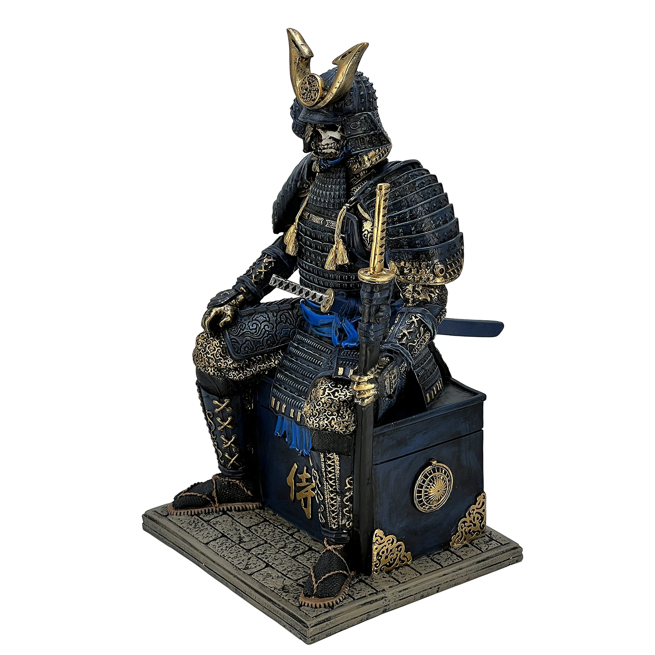 MAUNDEN Medieval Samurai Undead Warrior Resin Statue Ornament for sale ...