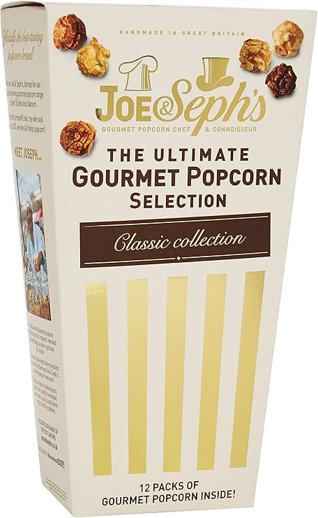 Joe & Seph's Ultimate Popcorn Selection Box - 12 x Mini Bags | Handmade ...