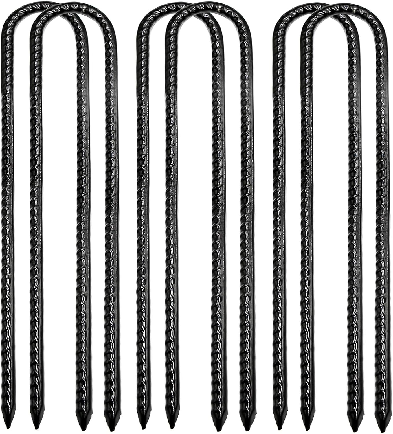 IME Ground Stakes Tent Nails Steel Anchors Garden Staples Galvanized U ...
