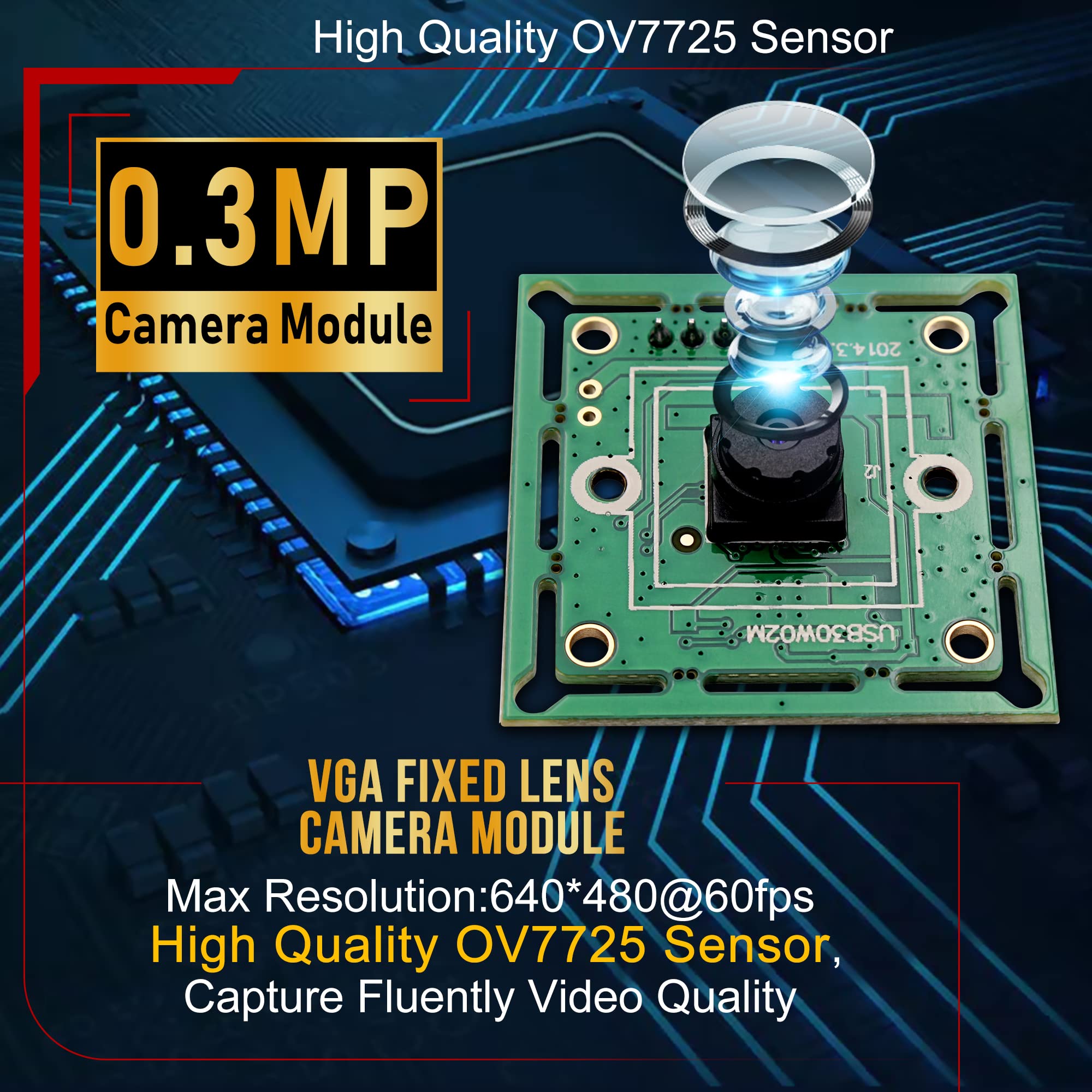 Mua ELP VGA Super Mini USB Camera Module with 45degree Lens 480P 60fps ...