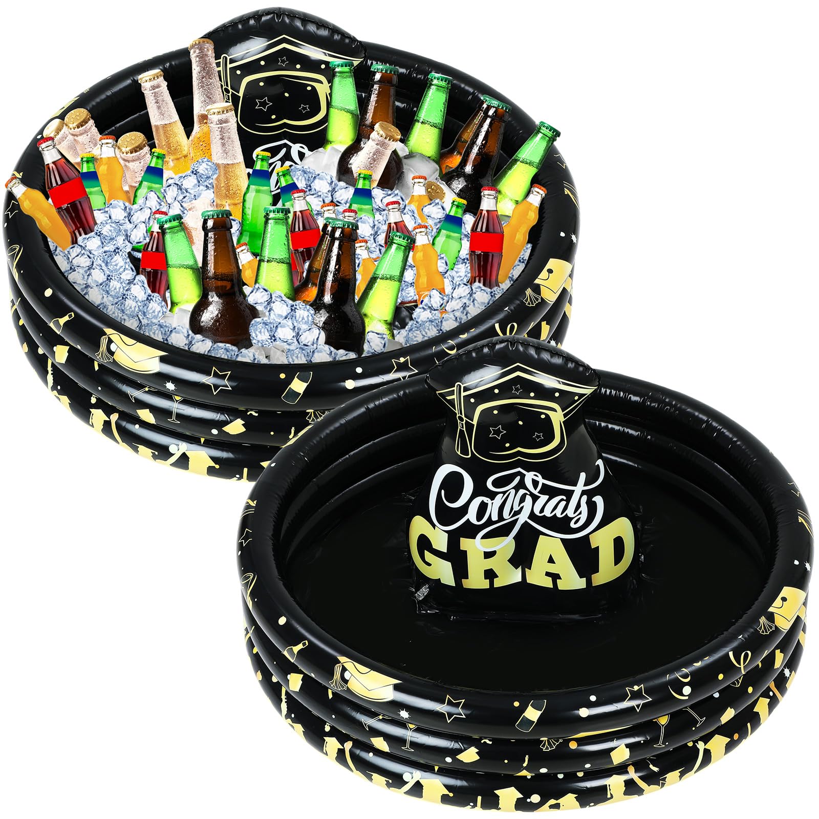 Silipull 2 Pack Graduation Inflatable Party Cooler Inflatable Cooler ...