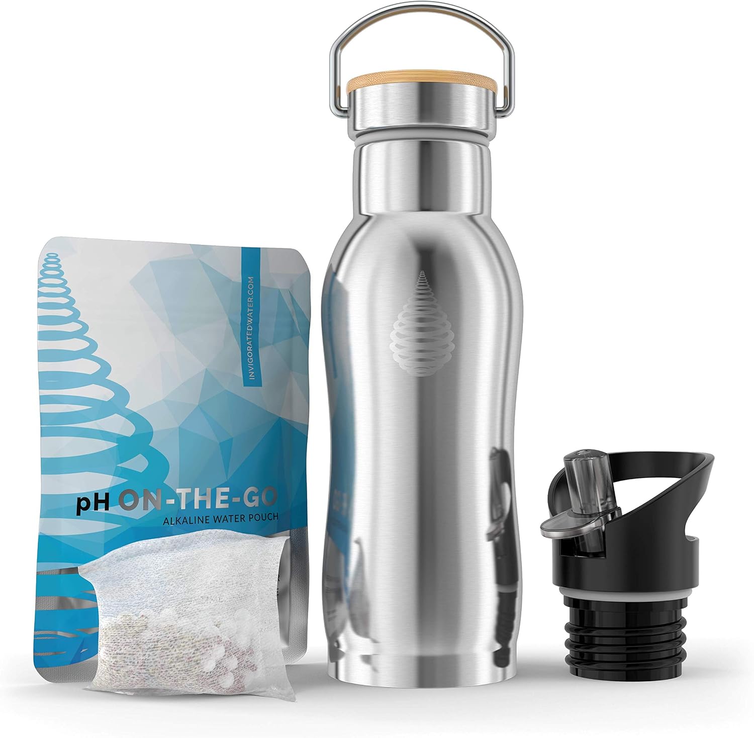 pH ACTIVE Insulated Water Bottle – Filtered Alkaline Water Bottle ...