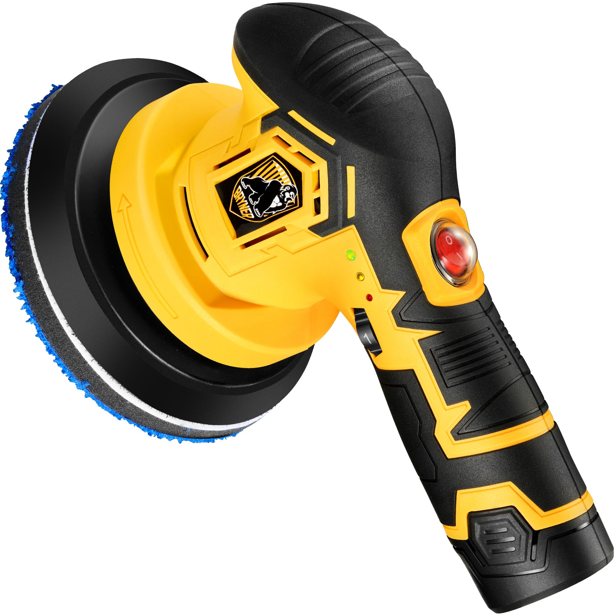 Cordless Car Buffer Polisher, 6 inch Cordless Polisher with 2pcs 12V 2 ...