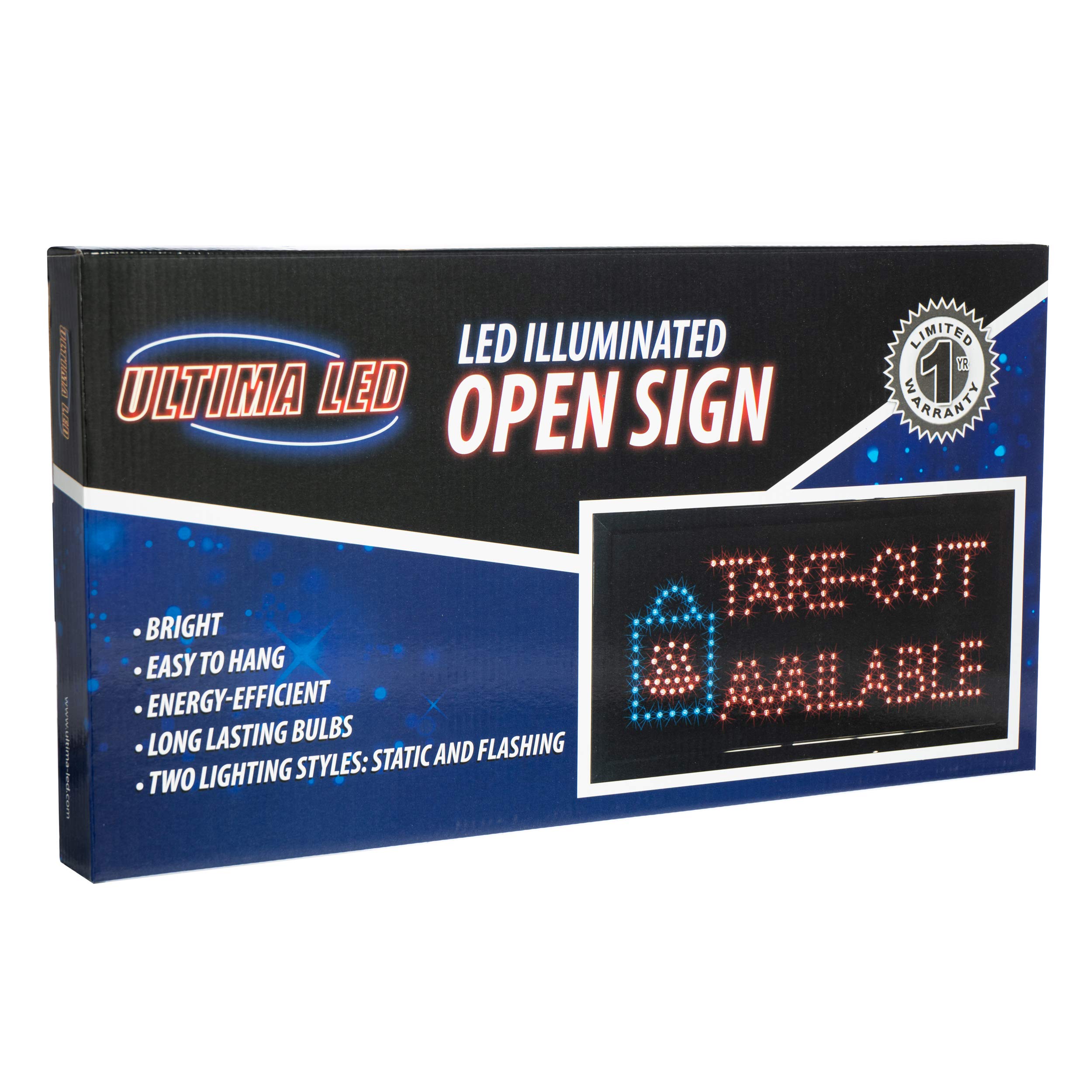 Mua Neon Take-Out Available Sign for Restaurants: Lighted Sign with ...