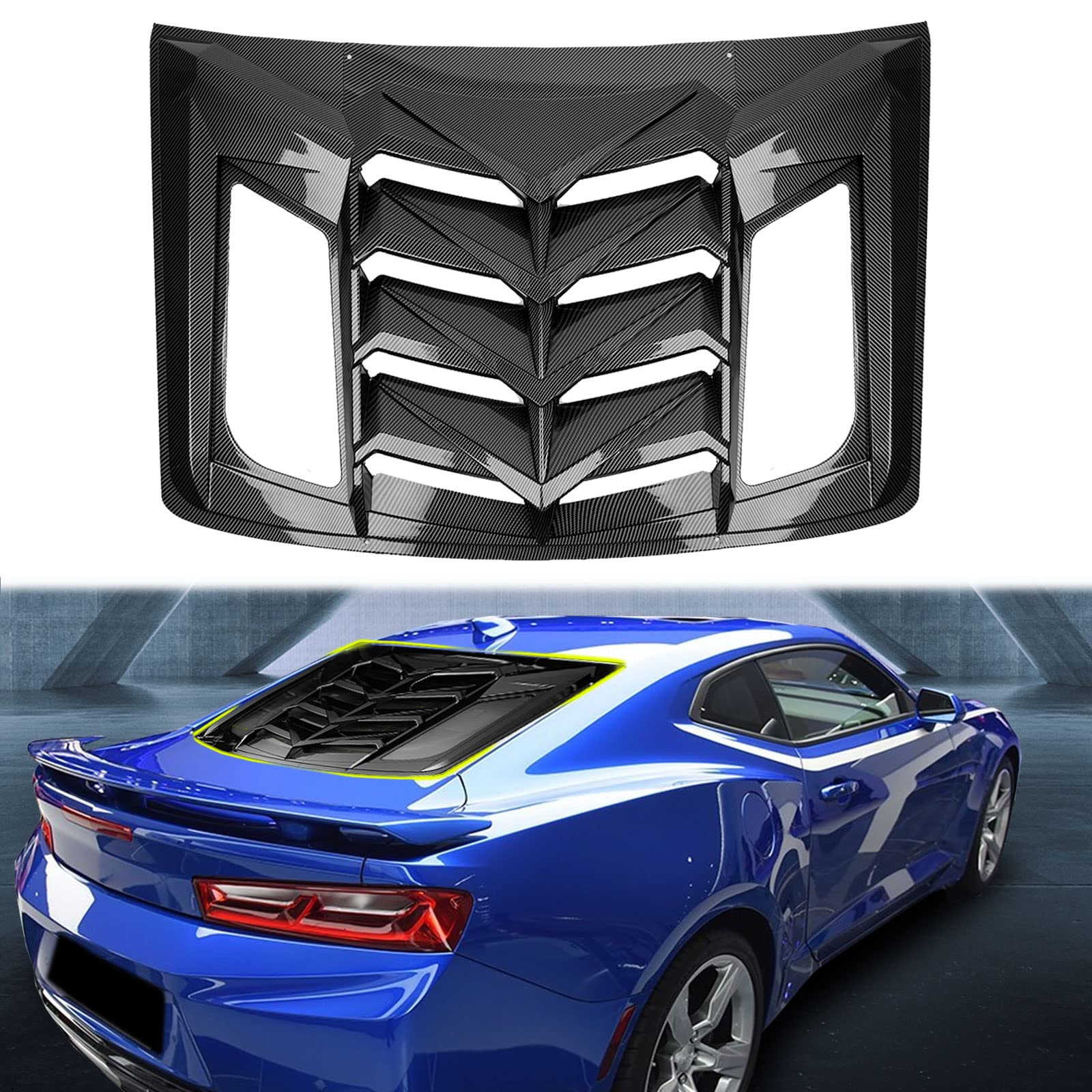 Mua Rear Window Louvers, Windshield External Accessories Compatible ...