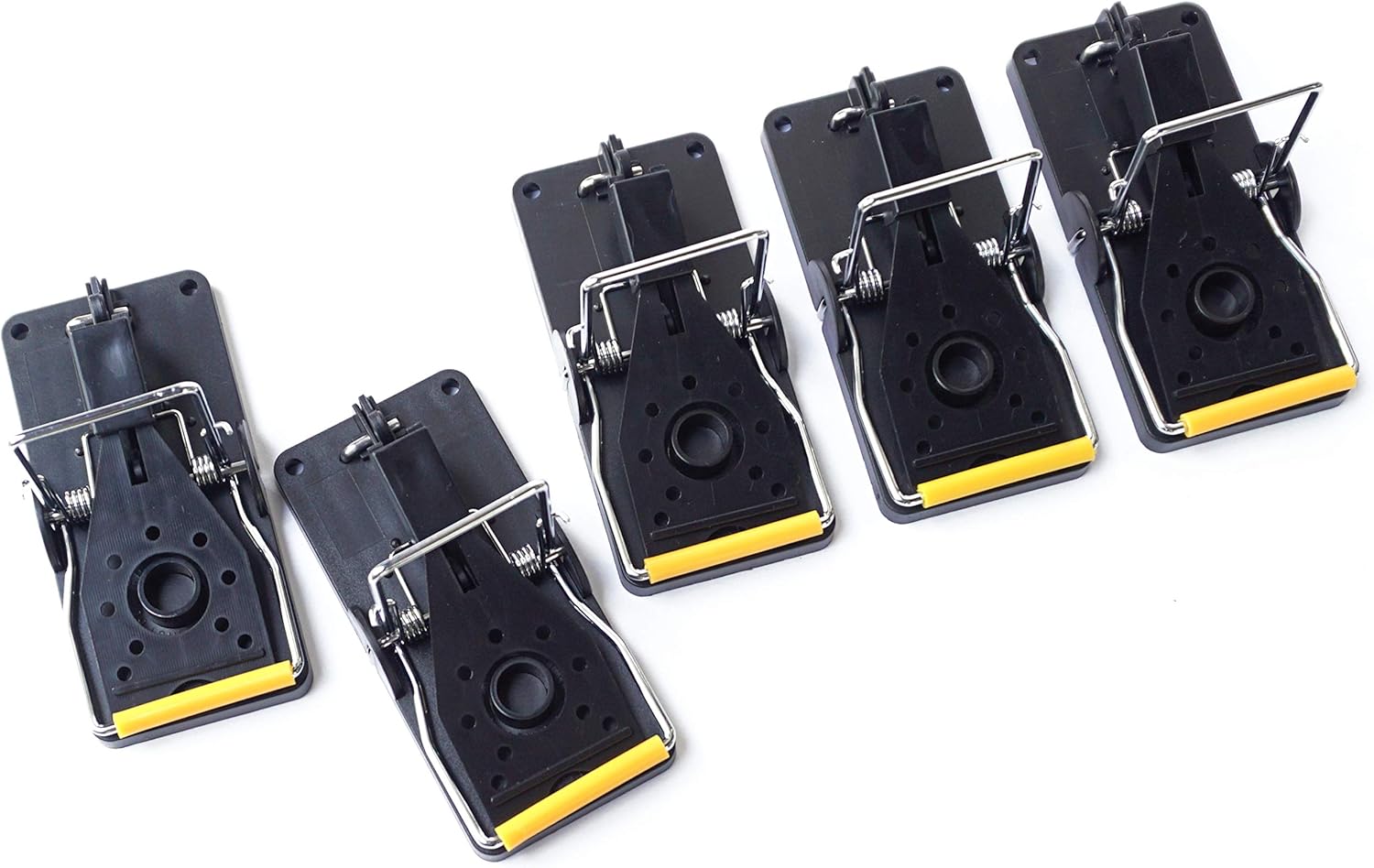 ProfessionalTree® 5er-Set Profi-Mausefallen Köder-Fallen Schlagfallen ...