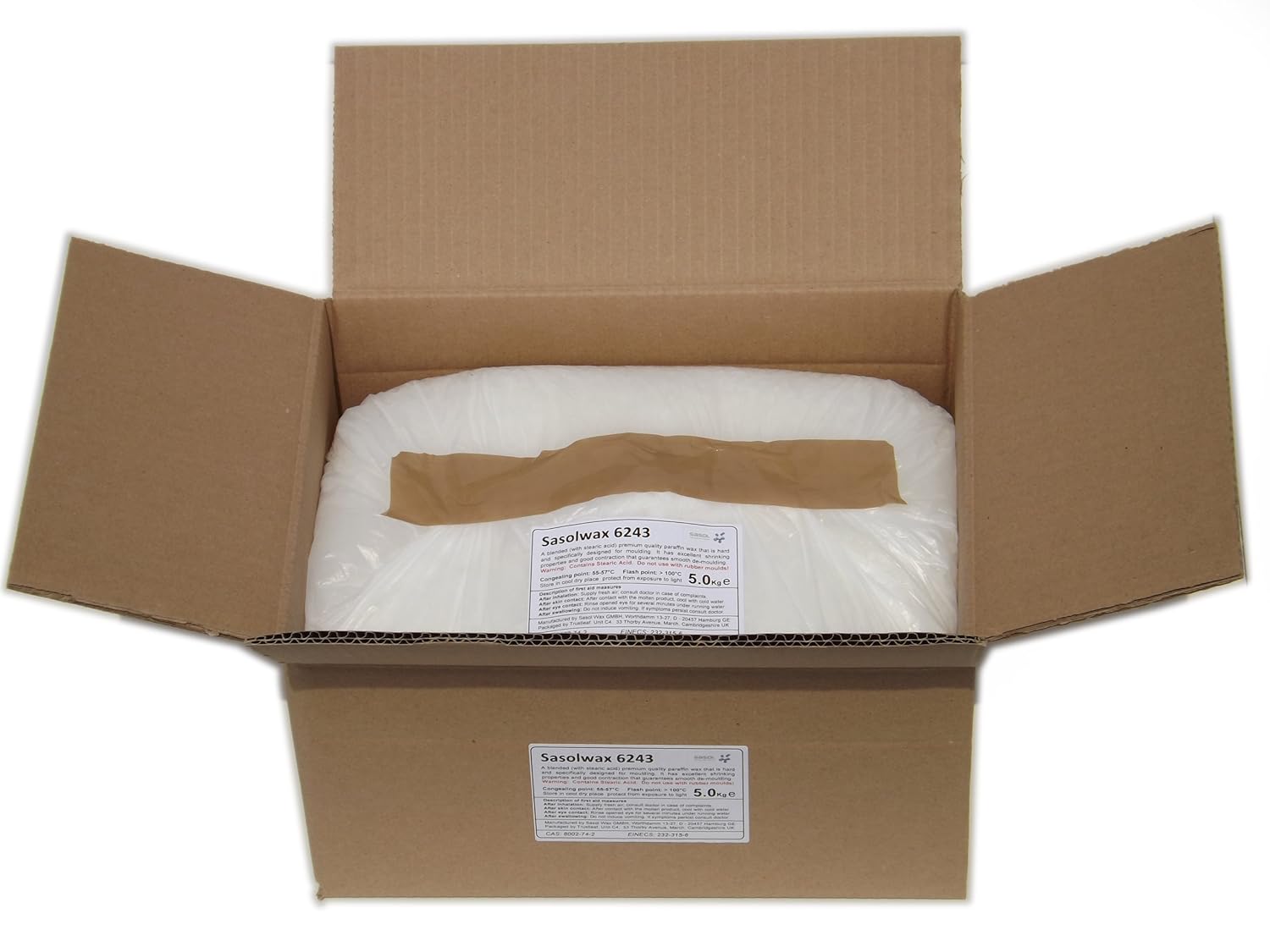 Home & Kitchen Sasol 6243 20kg Candle Making Blended Paraffin Wax with ...