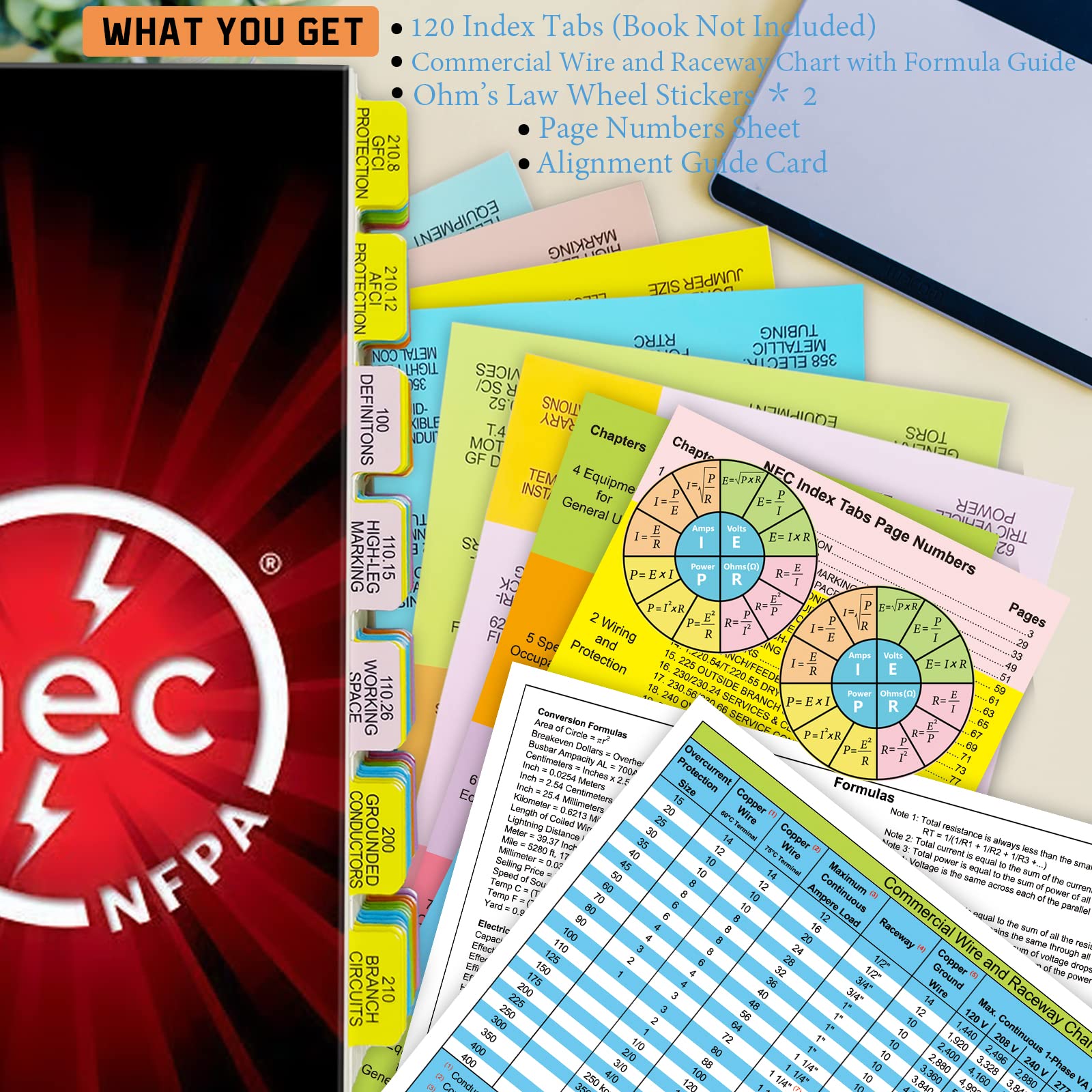 Mua 2020 NEC Code Book Tabs (Book not Included), 114 Printed NEC Tabs ...