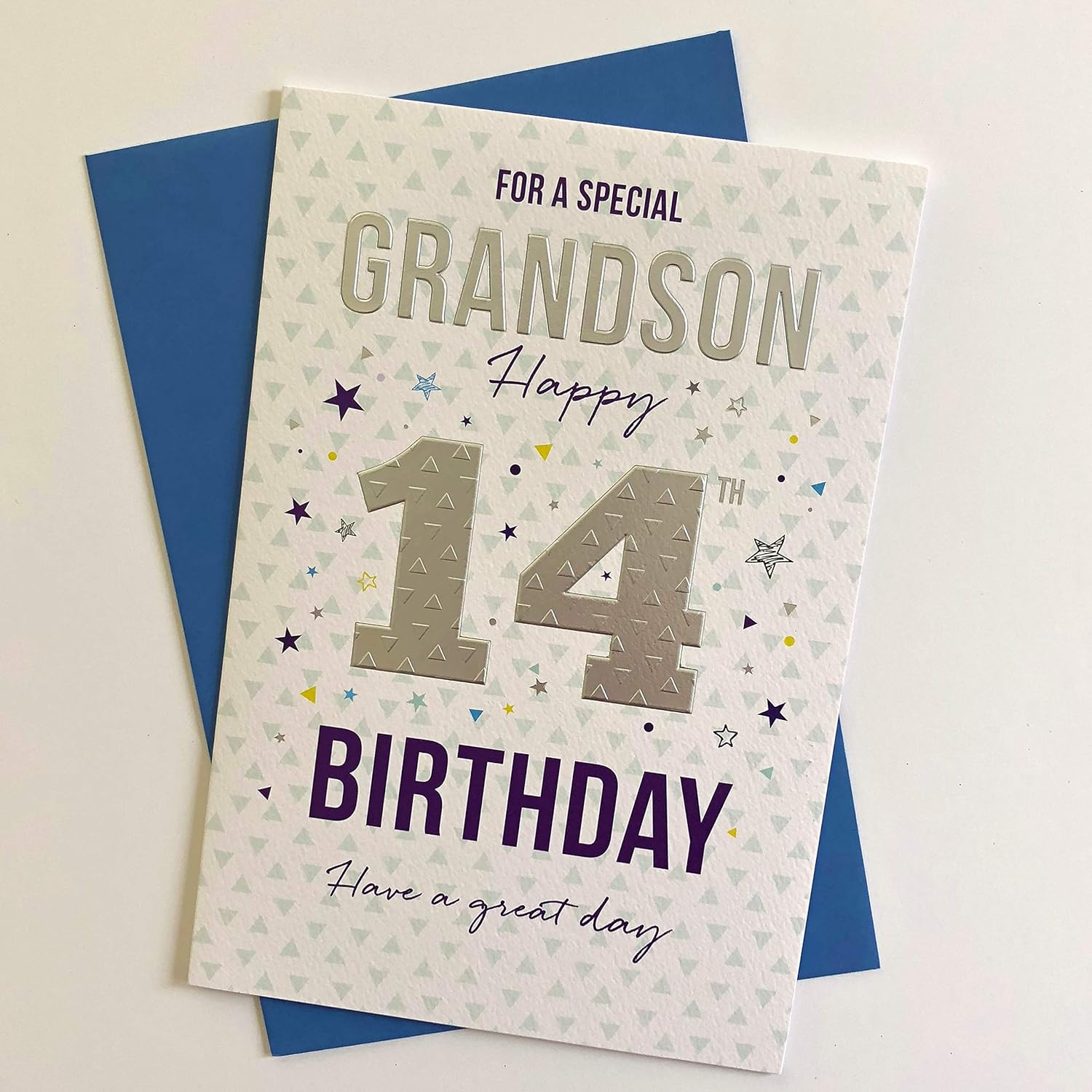 Amazon Birthday Cards Grandson White Cotton Cards Happy Birthday 