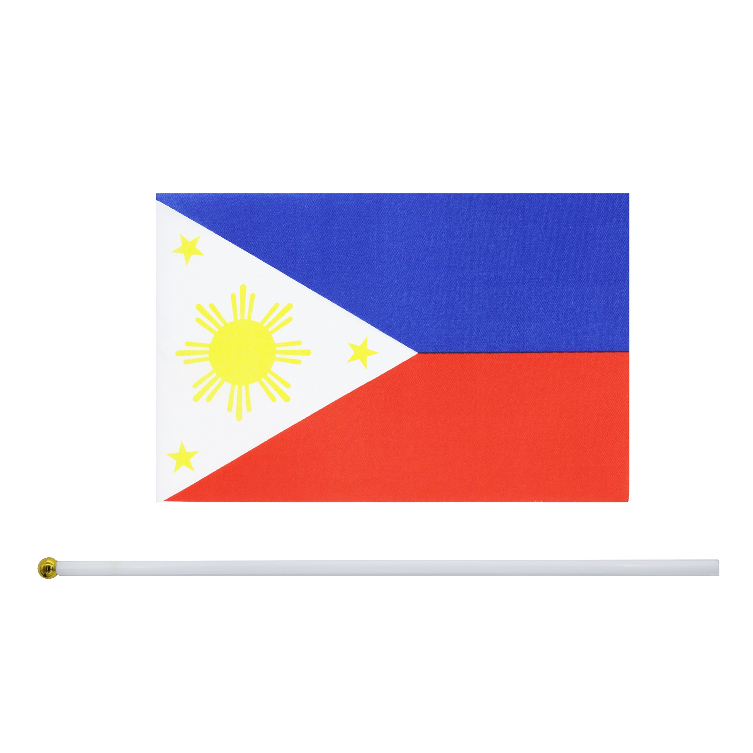 Galleon - 25 Pack Hand Held Small Mini Flag Philippines Flag Filipino ...