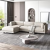 Amazon.com: Eafurn Free Combination Convertible Modular Sectional Sofa with Movable Ottoman, L ...