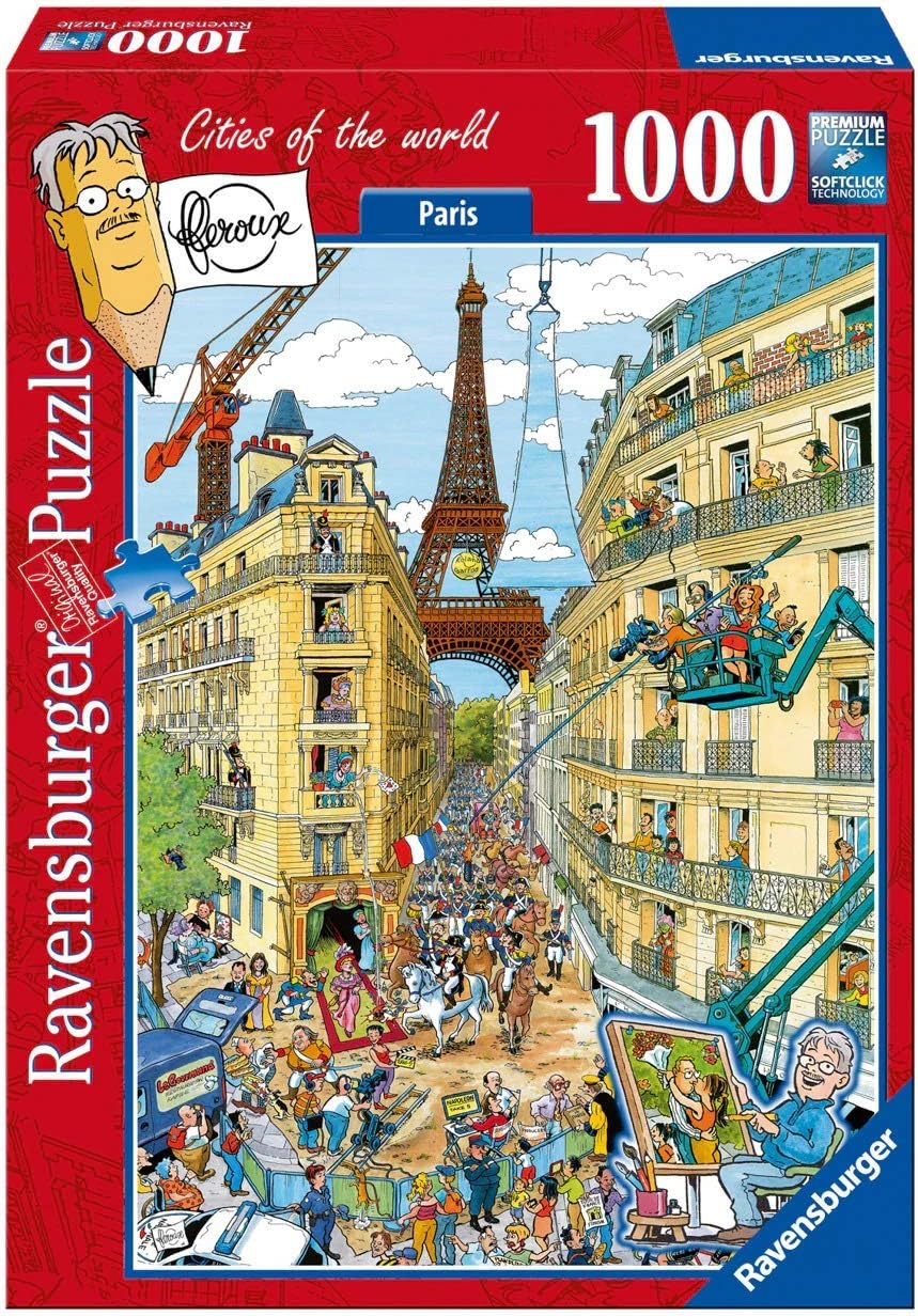Ravensburger Puzzle 1000 pièces : Paris, Frans Le Roux: Amazon.fr: Jeux ...