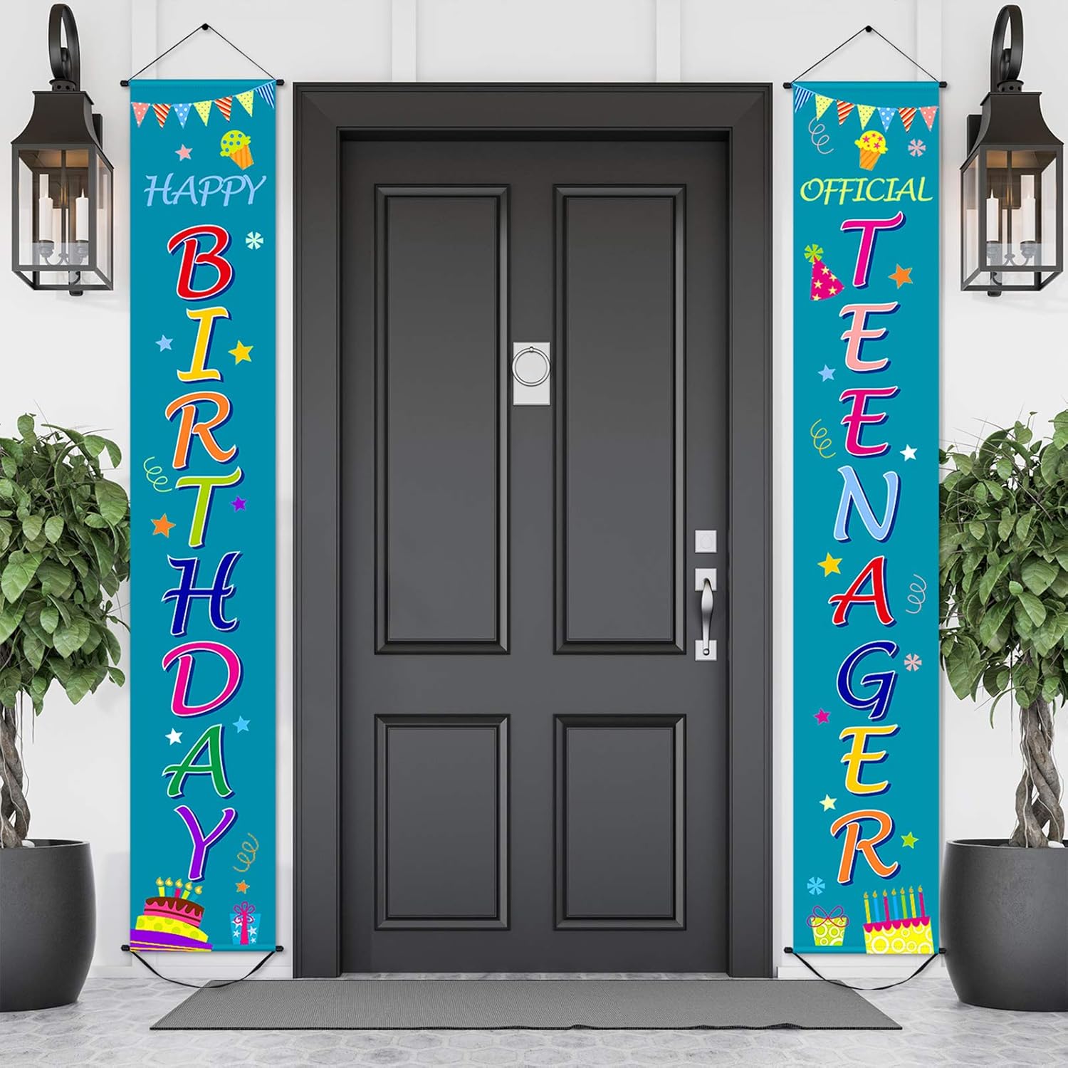 13th Official Teenager Birthday Banner Happy Birthday Decorations, 13 ...