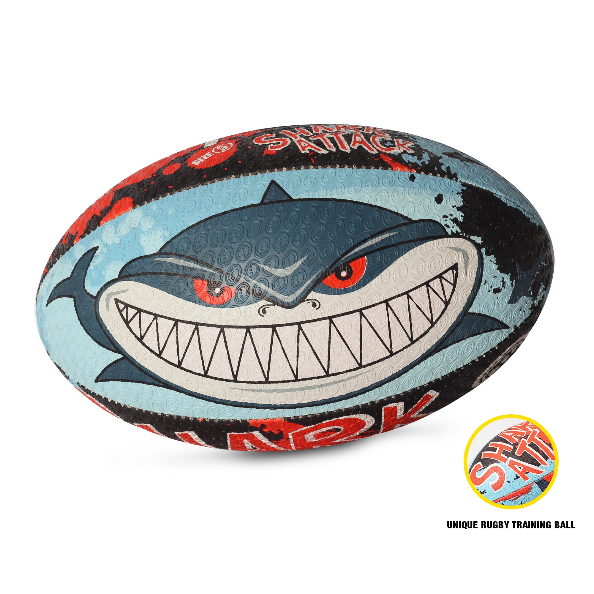 Buy Optimum Rugby Ball - Shark Attack - Mini Online at desertcartINDIA