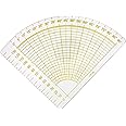 Amazon.com: VViViD Quarter Circle Fan Shape Quilting Template Seam Ruler