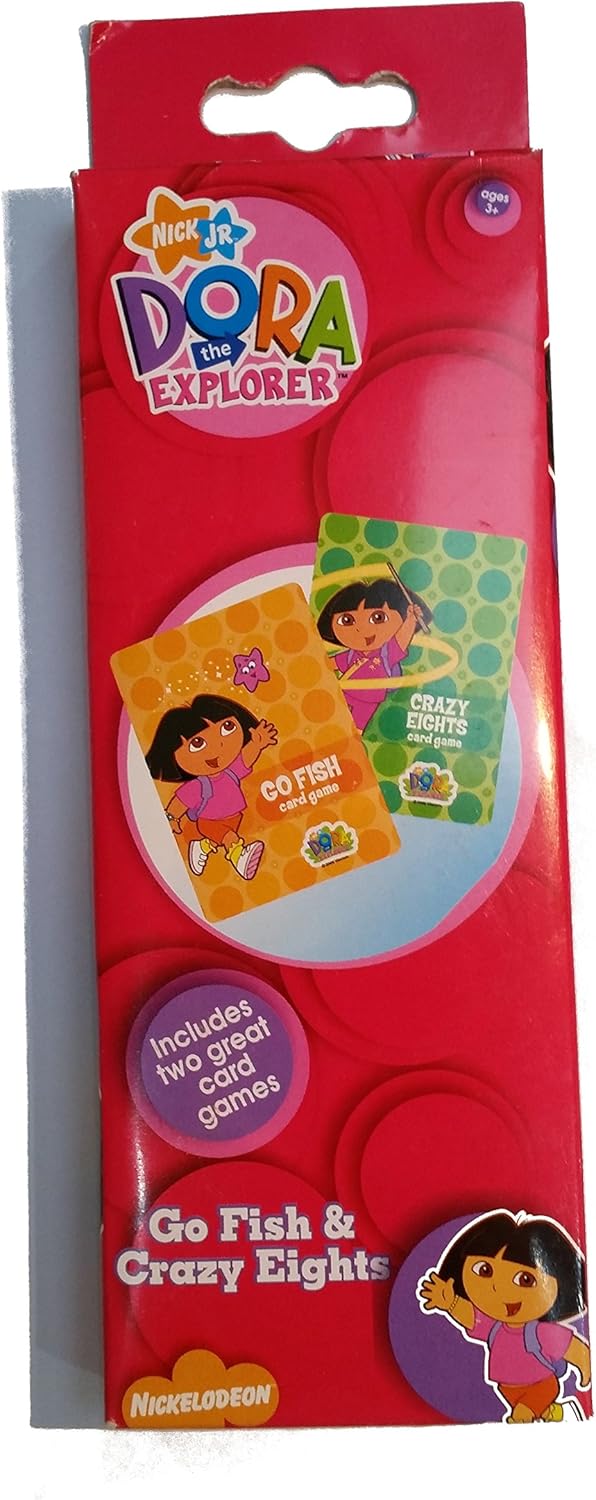 Dora the Explorer Go Fish and Crazy Eights Card Game: Amazon.co.uk ...