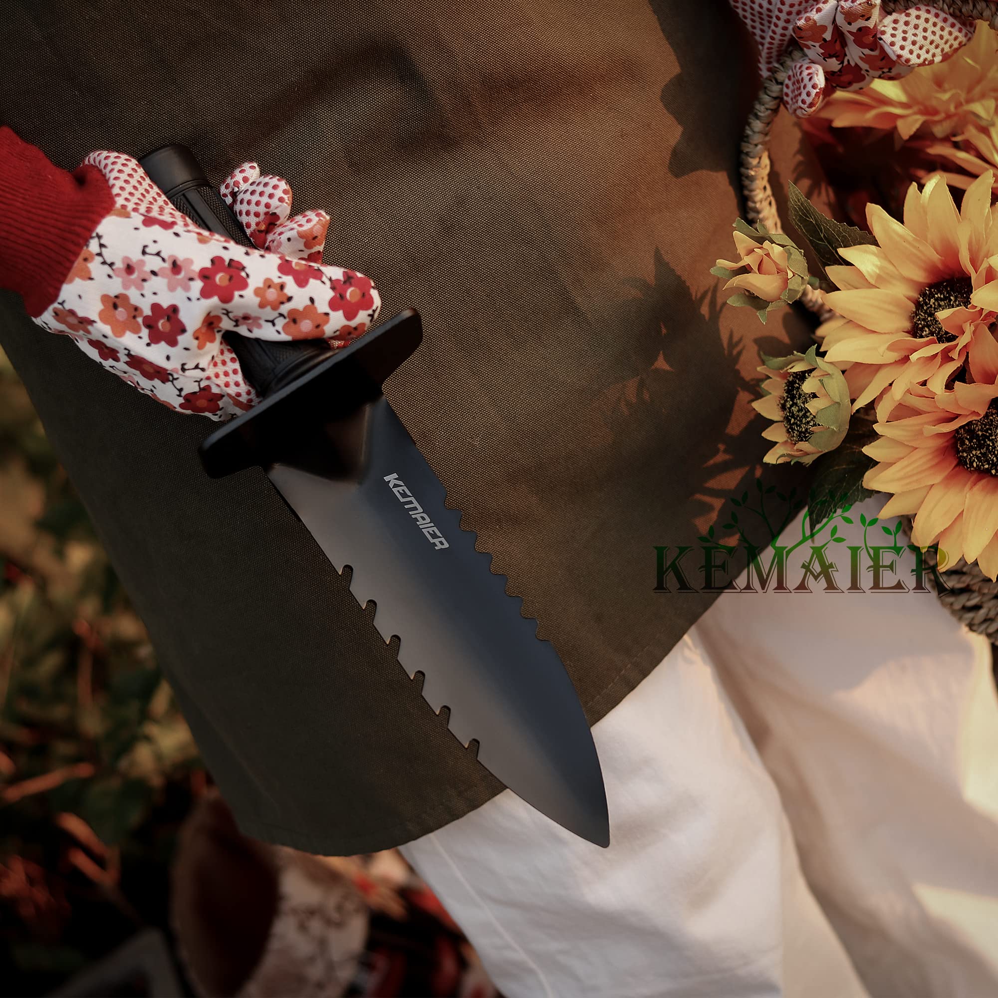 Mua Metal Detector Shovel, Kemaier Heavy Duty Double Serrated Edge ...