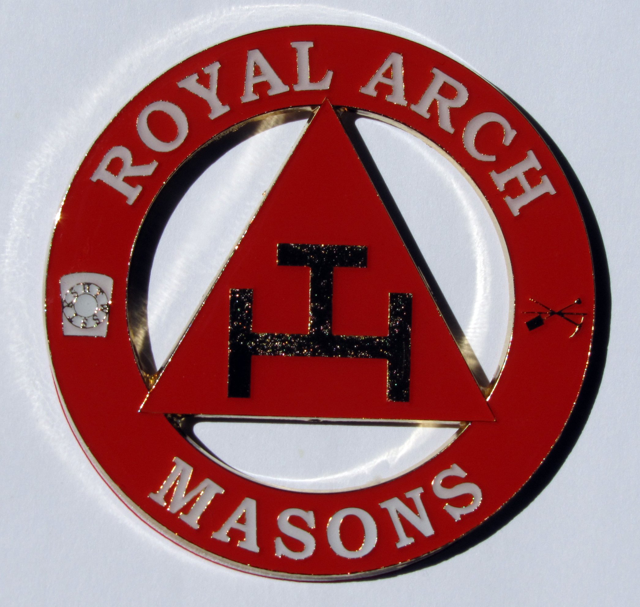 Equinox MR Delux Royal Arch Masons Heavy Alloy Auto Car Emblem Decal ...