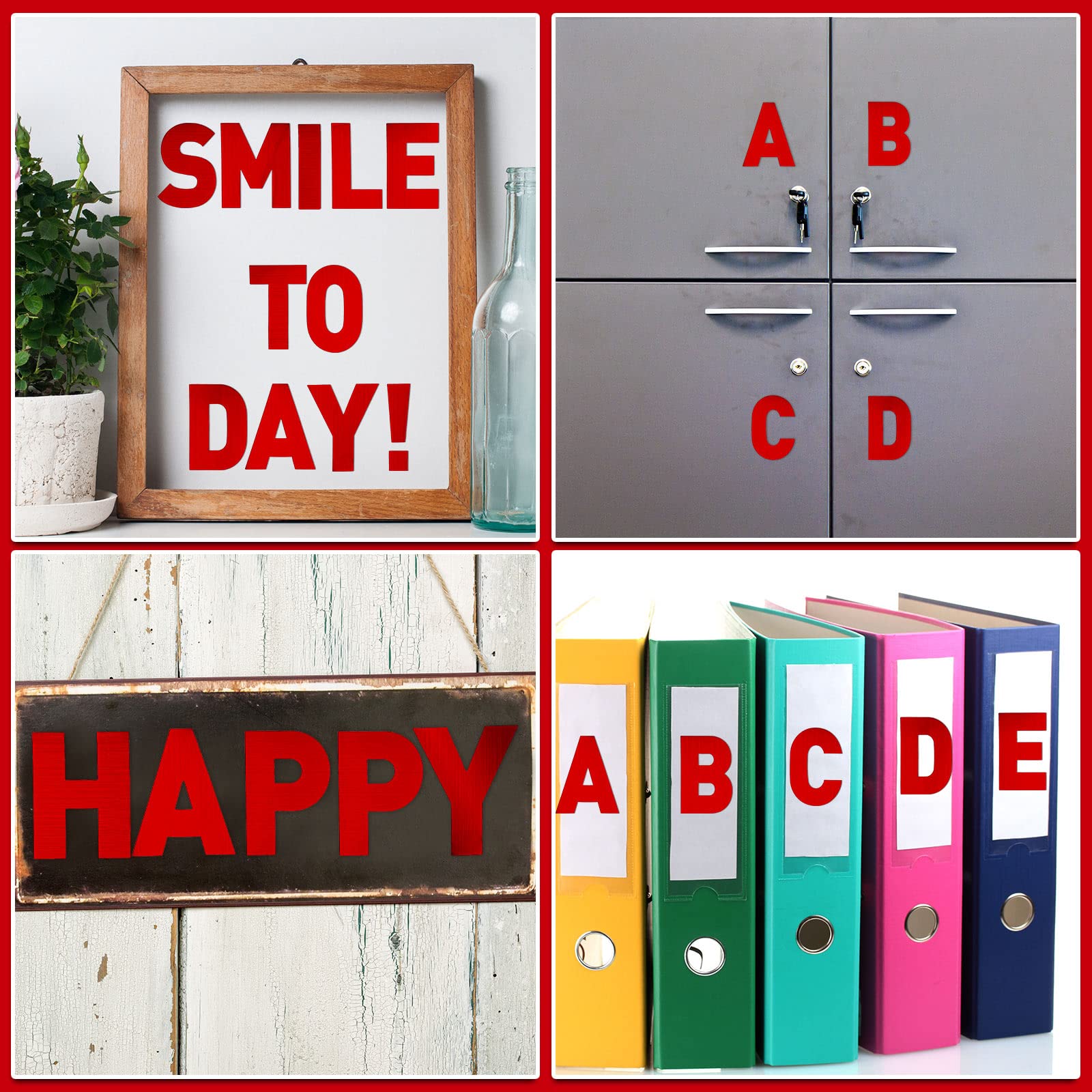 Mua Chinco 232 Pieces 24 Sheets Letter Stickers Large Bulletin Board ...