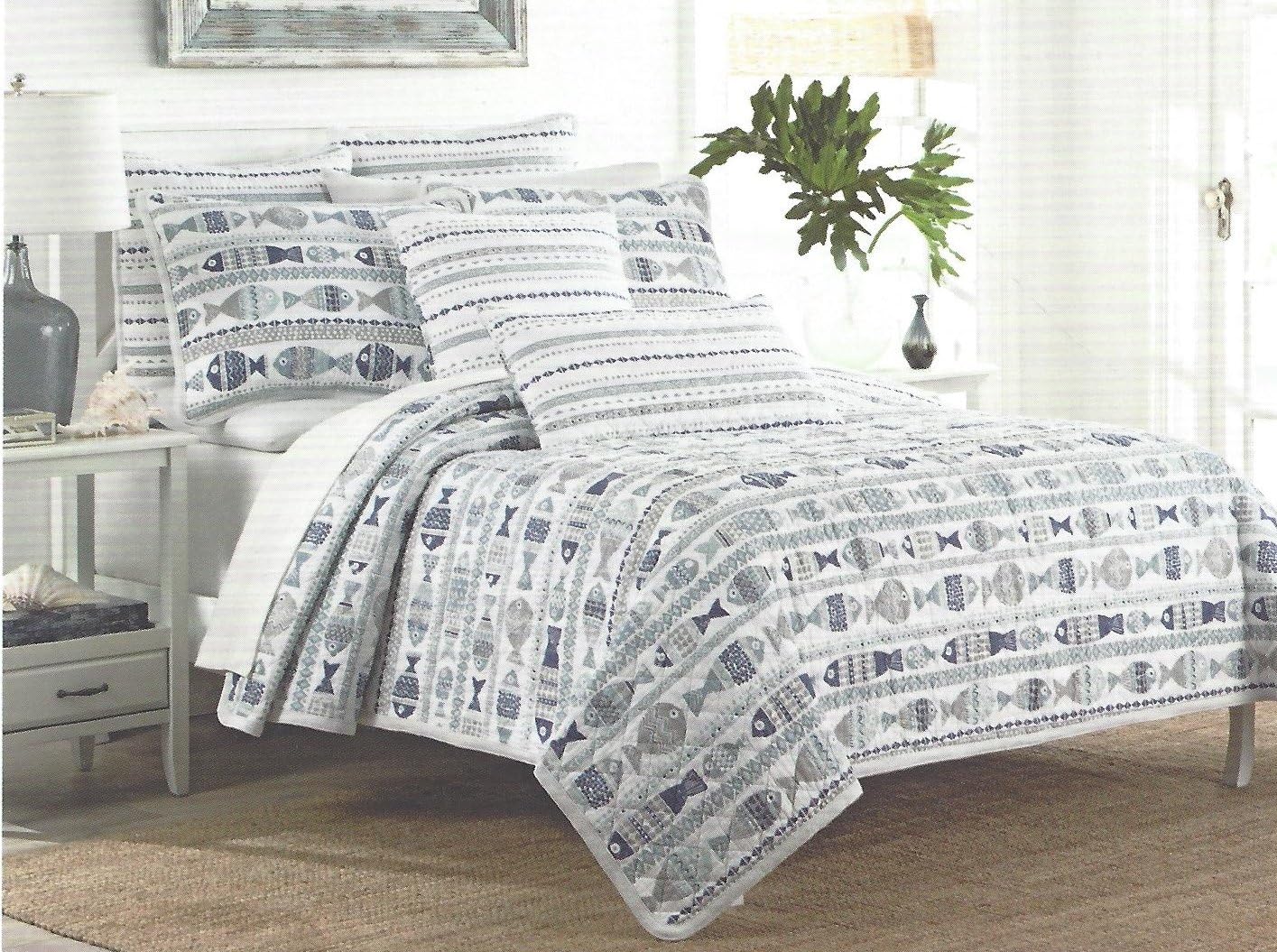 Amazon.com: Three (3)-Piece Sigrid Olsen Home Nautical Twill Fish ...