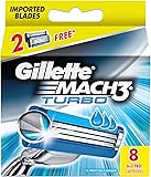 Buy Gillette Mach 3 Turbo Manual Shaving Razor Online at Low Prices in ...