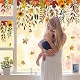 Amazon.com: JarThenaAMCS 9 Sheet Fall Thanksgiving Window Clings Maple ...