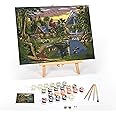 Amazon.com: Ledgebay DIY Paint by Numbers Kit for Adults Framed Canvas ...