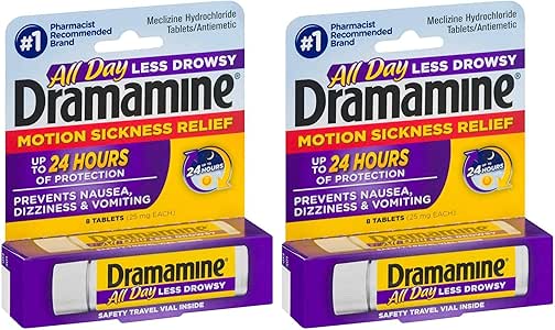 Amazon.com: Dramamine All Day Less Drowsy Motion Sickness Relief ...