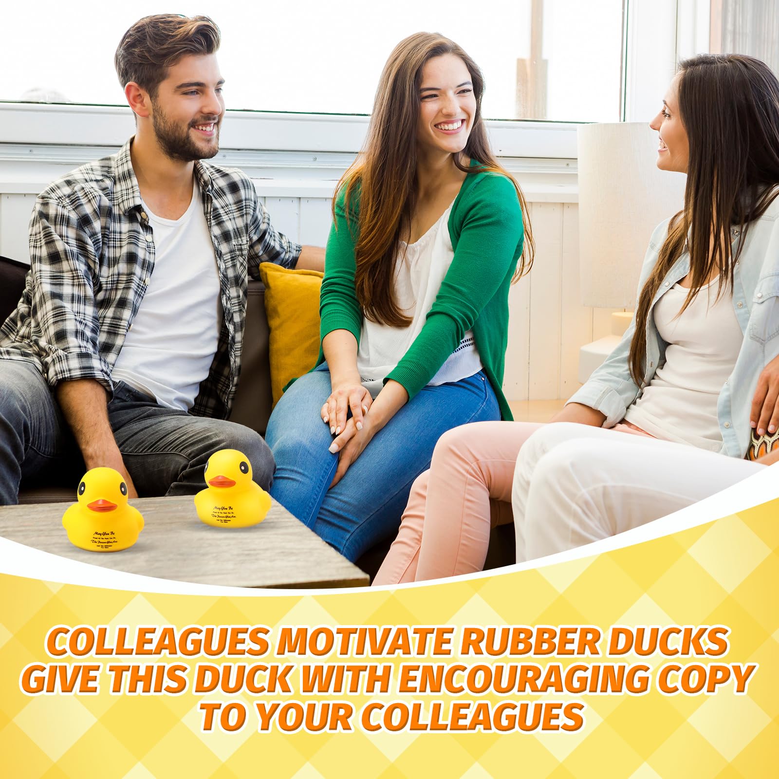 Mua Honoson 6.89 Inch Thank You Rubber Duck Giant Glitter Rubber Duck ...