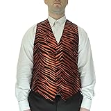 SixStarUniforms Zebra Print Vest for Men, Black and White at Amazon Men ...
