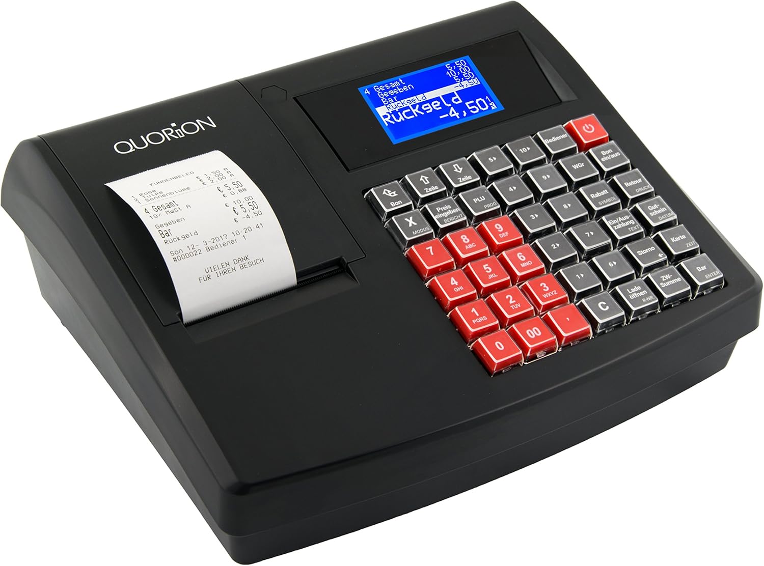 QUORiON Kassensystem QMP 18 (GoBD/GDPdU-konforme Registrierkasse mit ...