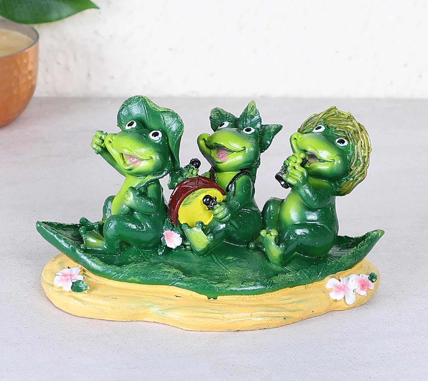 TIED RIBBONS Frog Figurine Showpiece for Fairy Tales Garden Lawn Patio ...