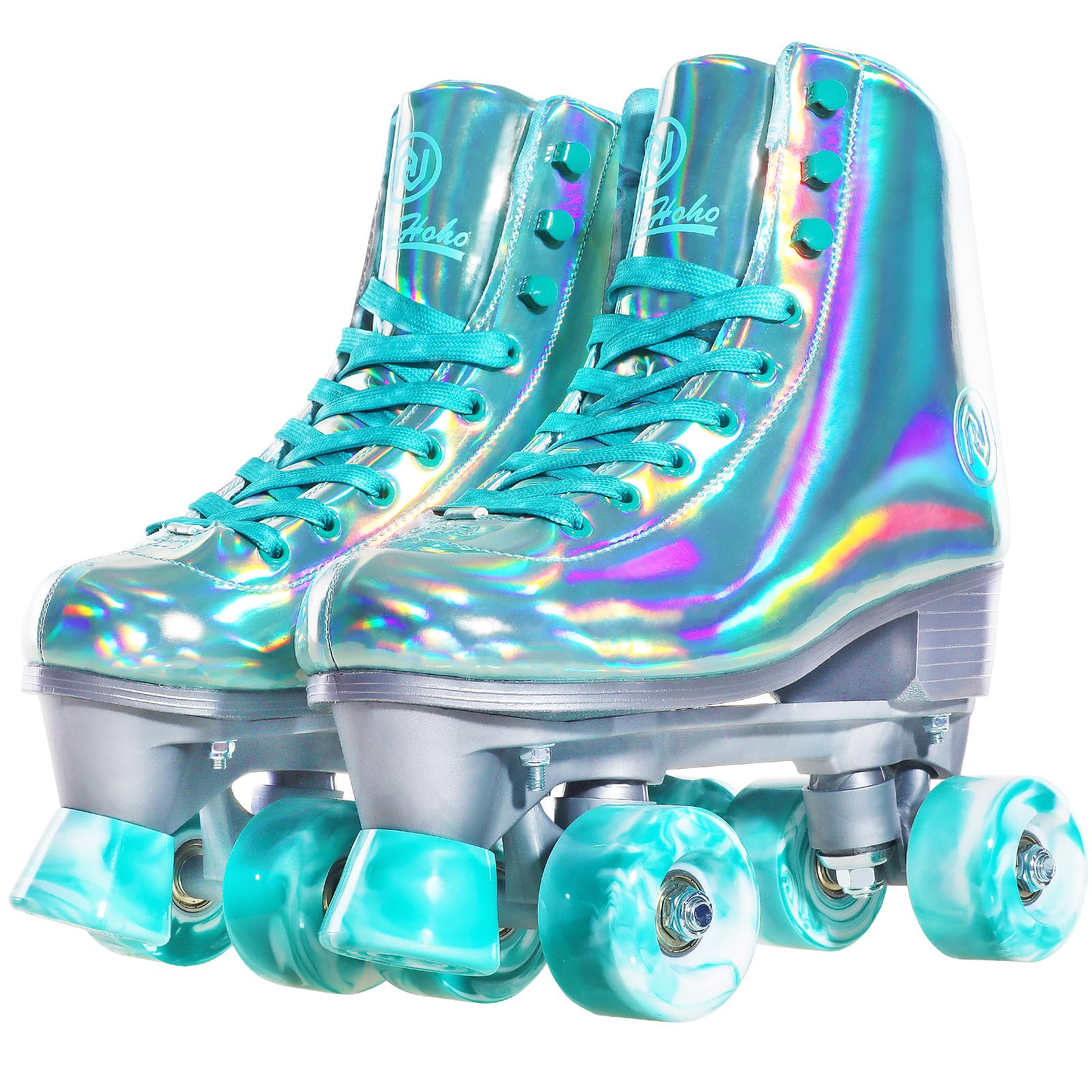 Mua Roller Skates for Women, Holographic Rollerskates, Shiny Double-Row ...