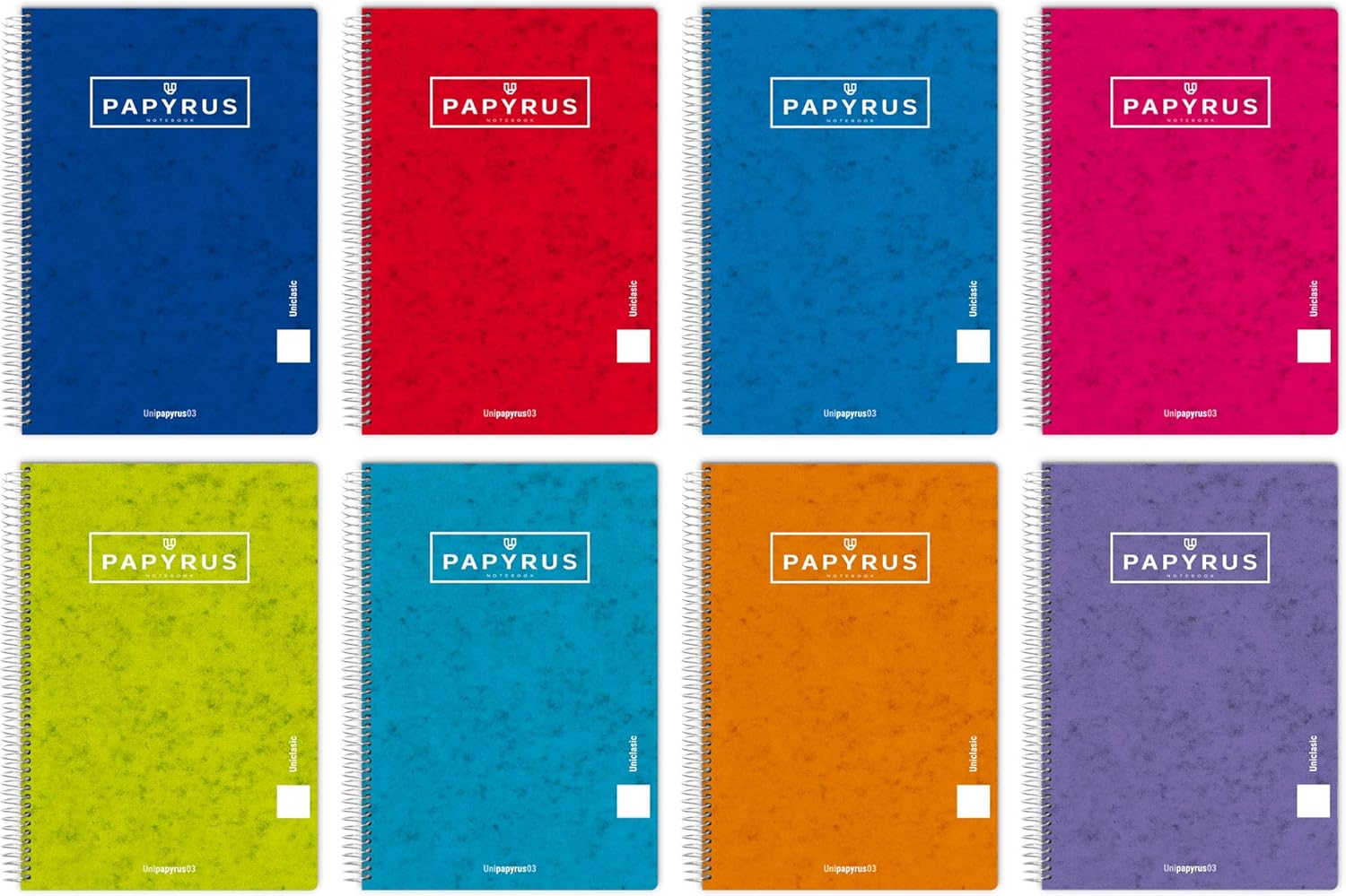 Unipapel 98441095. Pack of 5 Notebooks Smooth, Papyrus 03-Uniclasic ...
