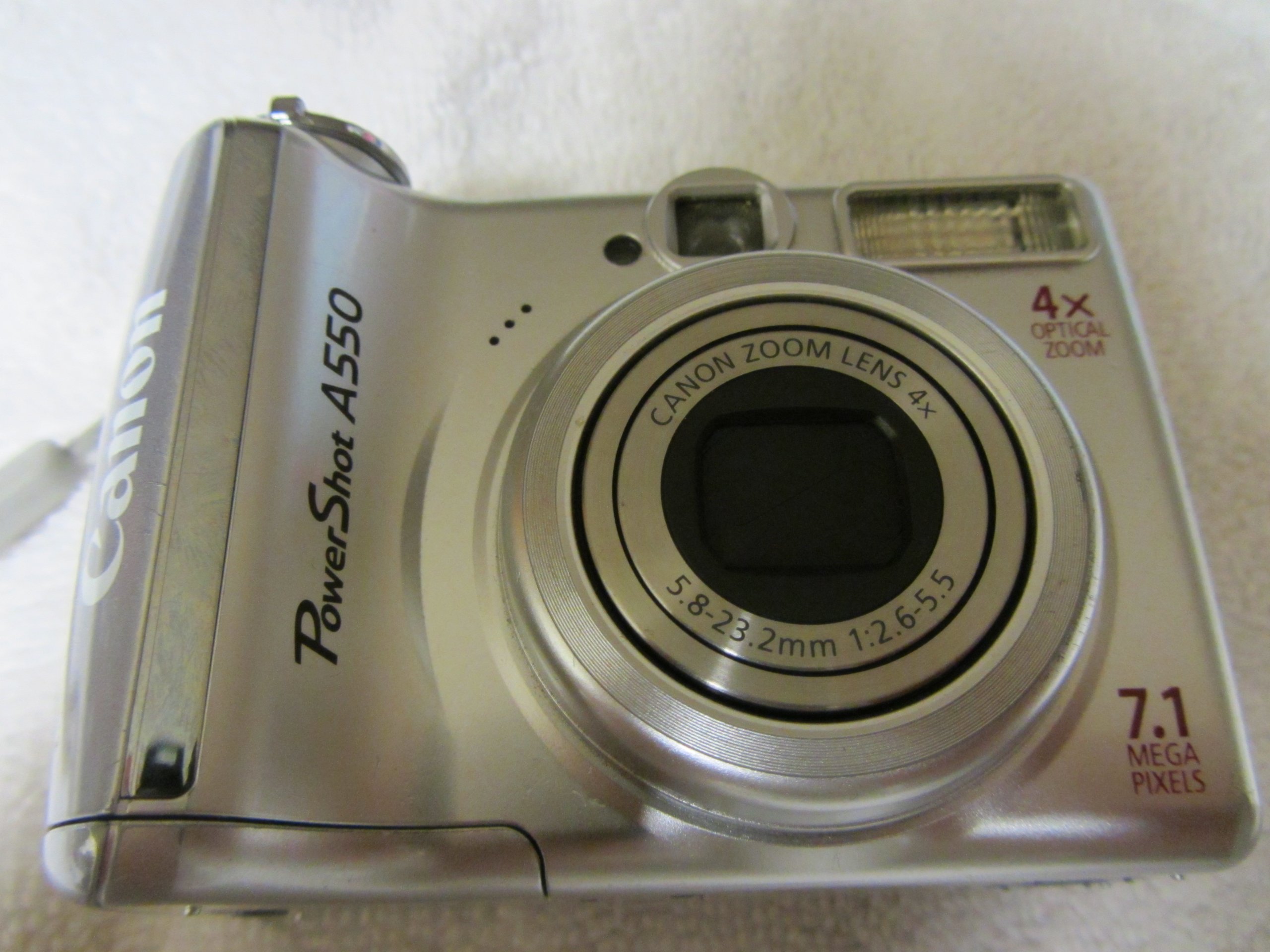 Canon PowerShot A550 7.1MP Digital Camera with 4x Optical Zoom for sale ...