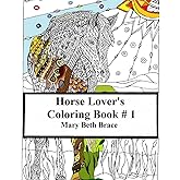 Amazon.com: Horse Lover's Coloring Book #2: 9781517170875: Brace ...