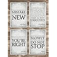 Amazon.com: Keep Calm Collection Motivational Quote Posters - Set of ...