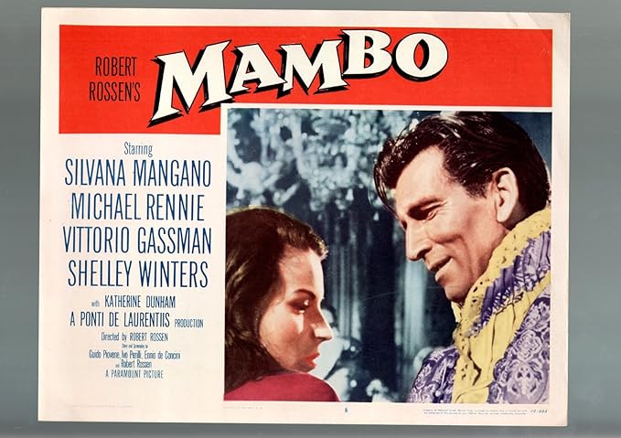 Amazon.com: MOVIE POSTER: MAMBO-1954-LOBBY CARD-FN-DRAMA-ROMANCE ...