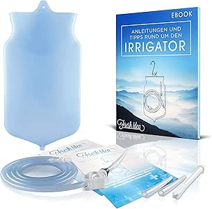 Set con irrigador 2 L para limpieza de colon con bolsa práctica e ...