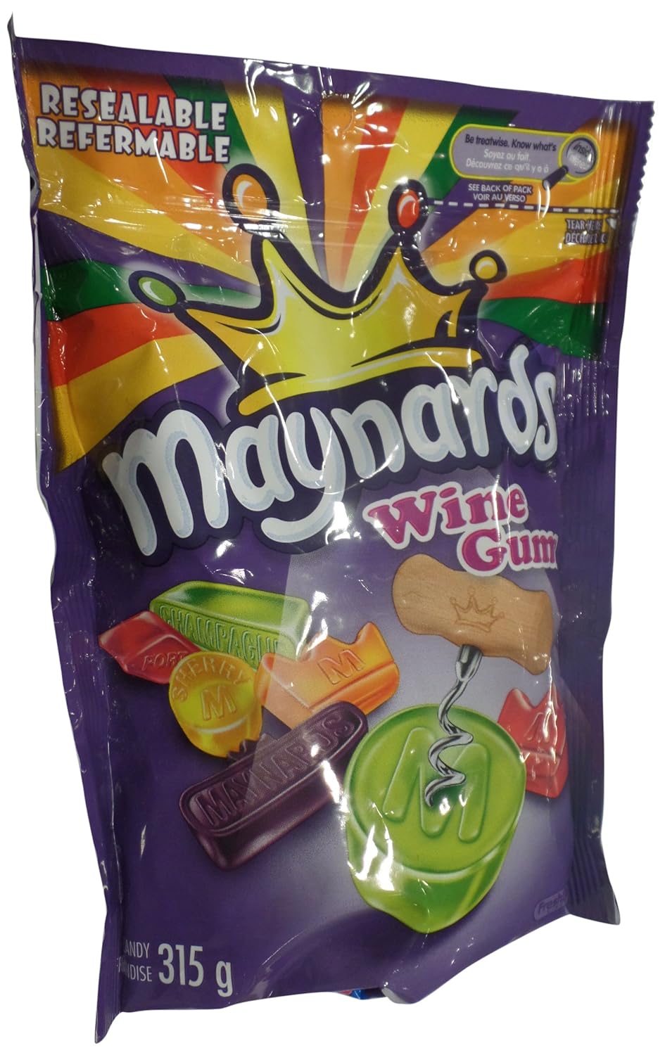 Amazon.com : Maynard's Wine Gums 315g (11.1oz) : Gummy Candy : Grocery ...