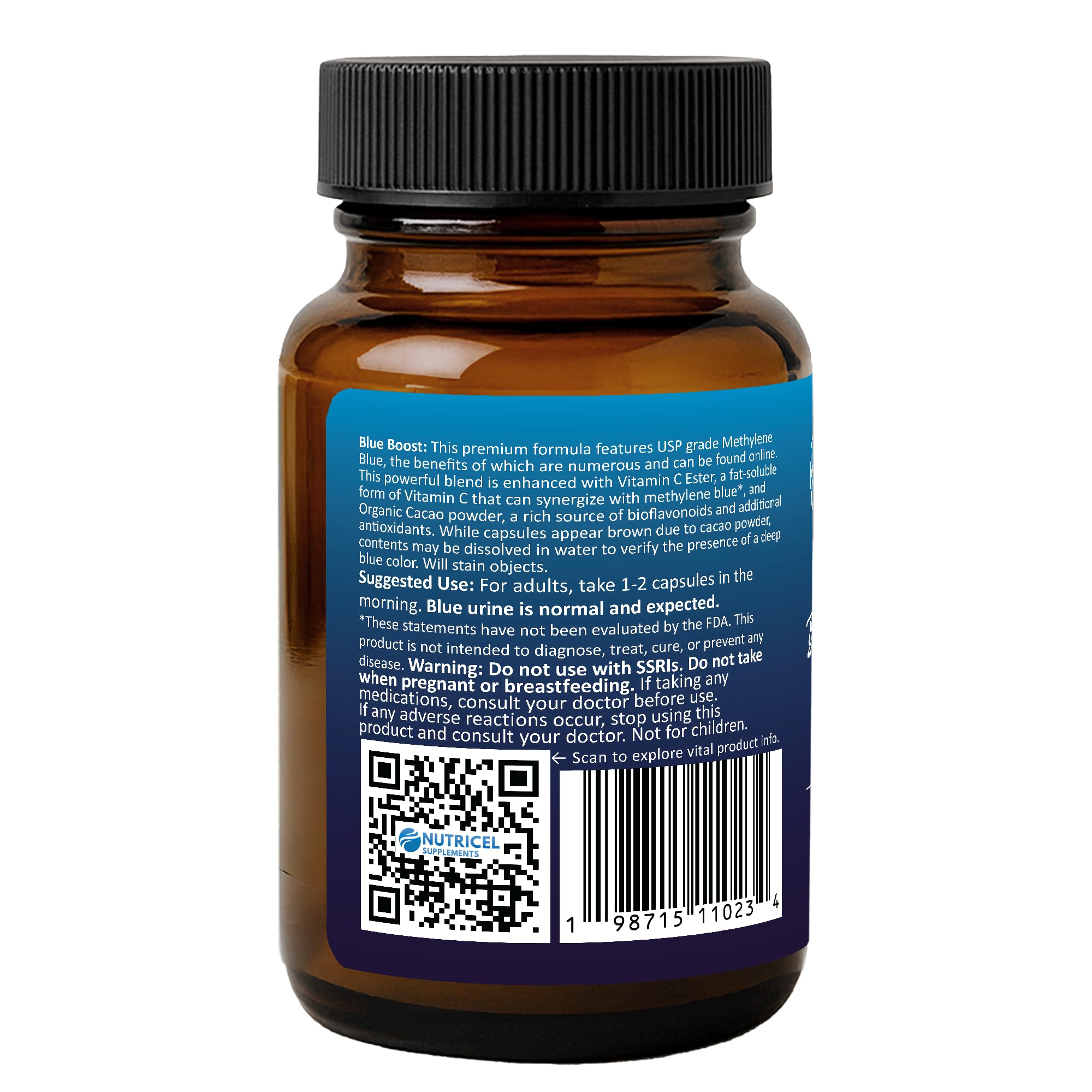 Mua Nutricel Methylene Blue Capsules - Pharmaceutical Grade Supplement ...