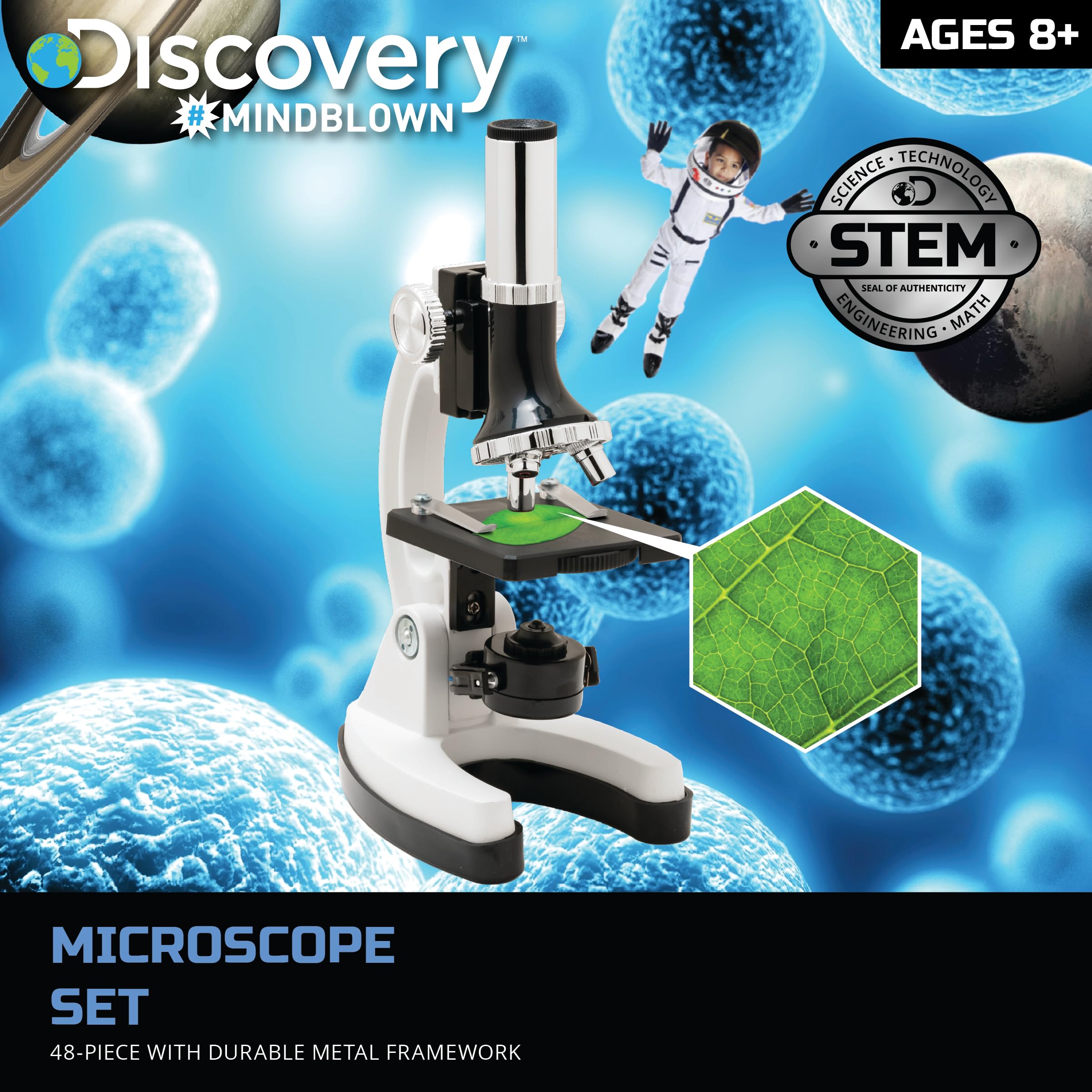 Mua Discovery #MINDBLOWN Microscope Set 48-Piece with Durable Metal ...