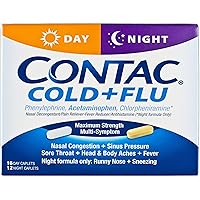 Contac Cold+Flu Day/Night Combo, 28 Count : Amazon.ca: Health ...
