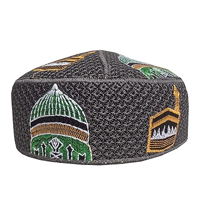 Buy NDA Eid Koofi Kufi Cap Mens Pakistani Turkish Muslim Designer ...