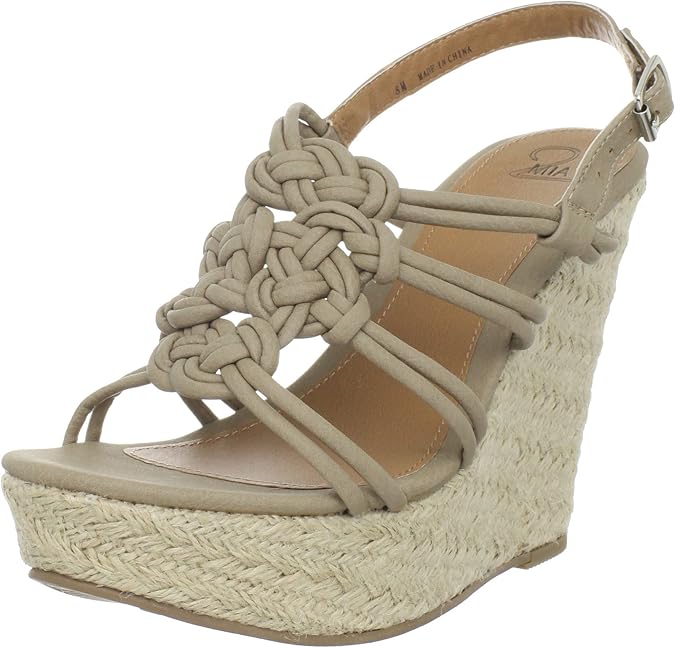 Amazon.com | MIA 2 Women's Loveknot Wedge Sandal | Platforms & Wedges