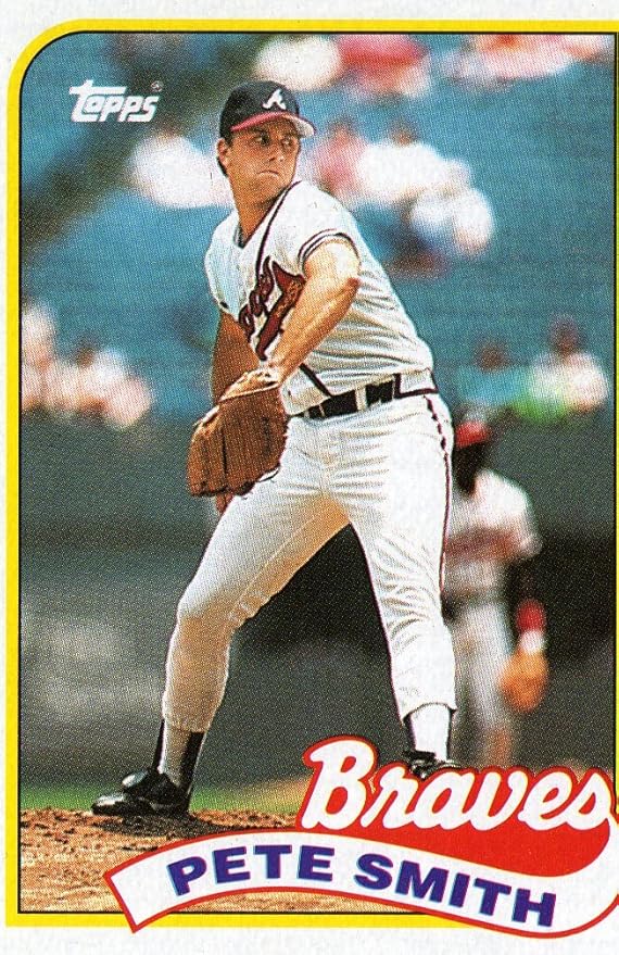 1989 Topps Baseball #537 Pete Smith at Amazon's Sports Collectibles Store