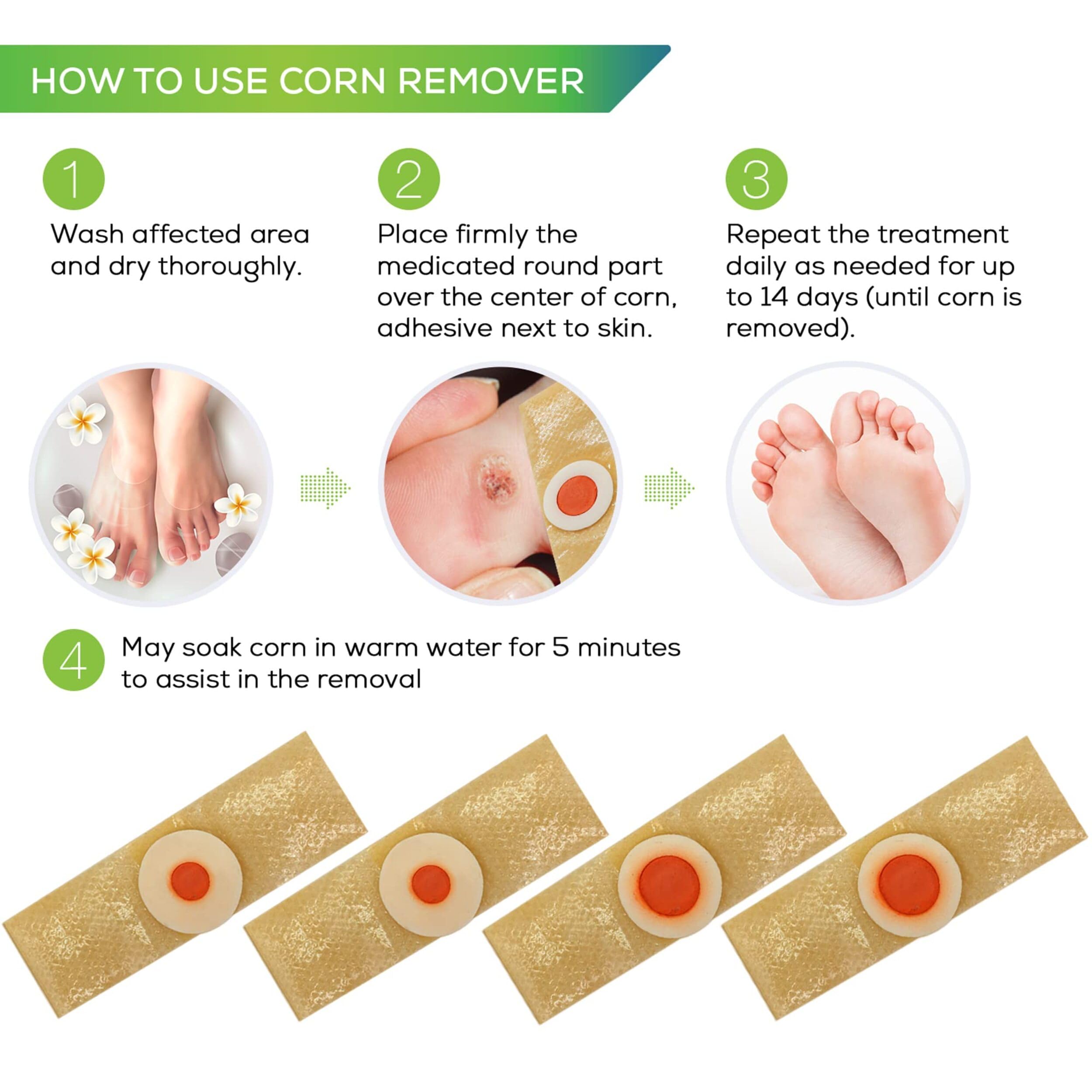 Mua Wart Corn Remover Pads for Feet: 42 Pack 40% Salicylic Acid Extra ...