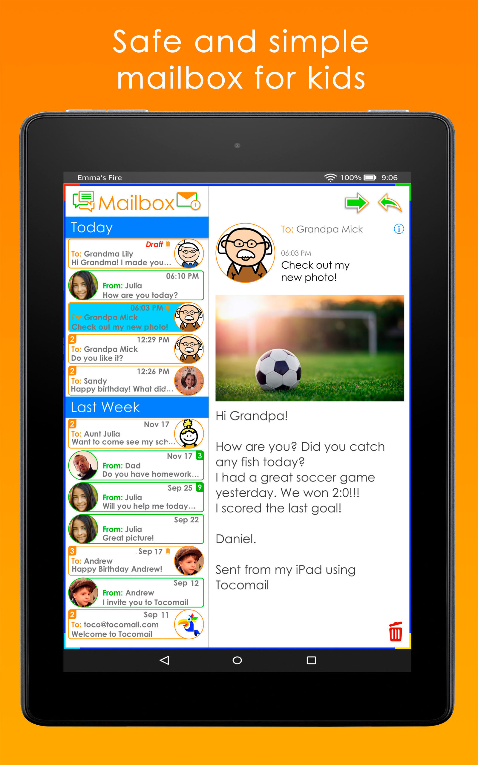Tocomail - Safe Email for Kids:Amazon.co.uk:Appstore for Android
